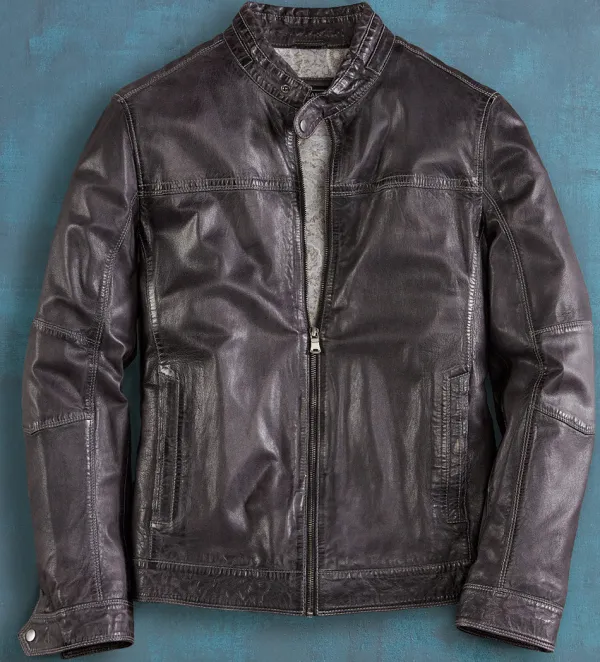 Patrick James Leather Jacket- Leather & Suede - Charming Men